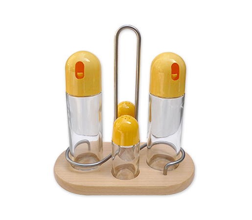 Оливерник Stoha Design Yellow Transparent, комплект 5 части